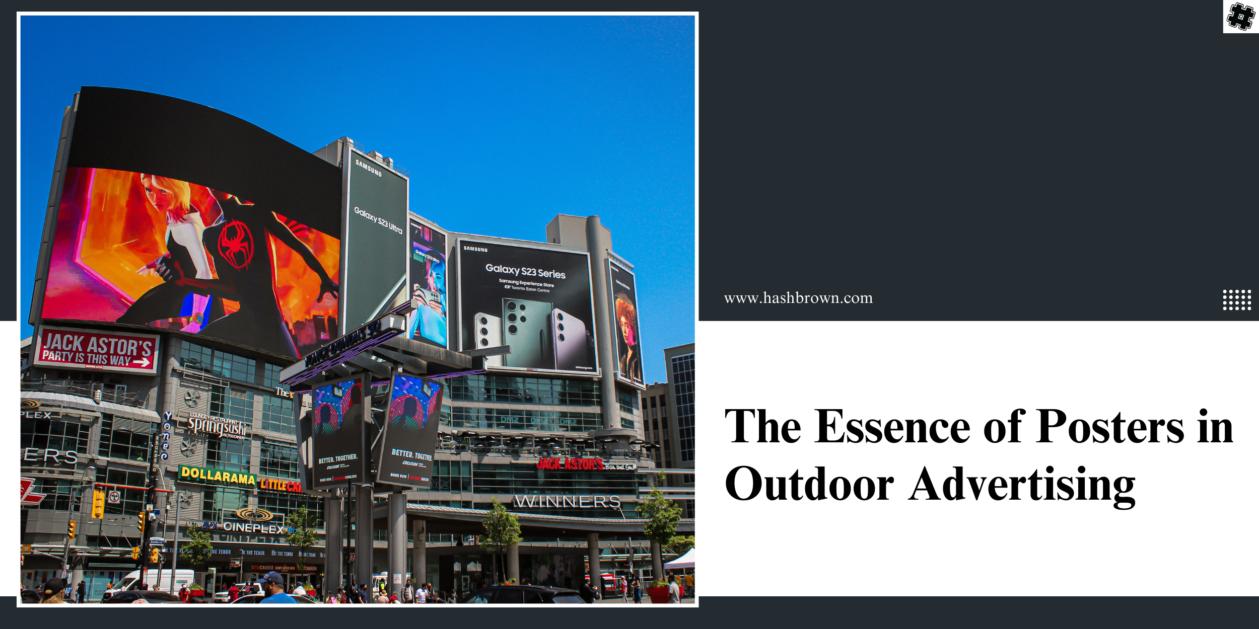 The Essence of Posters in Outdoor Advertising | The Hashbrown Blog